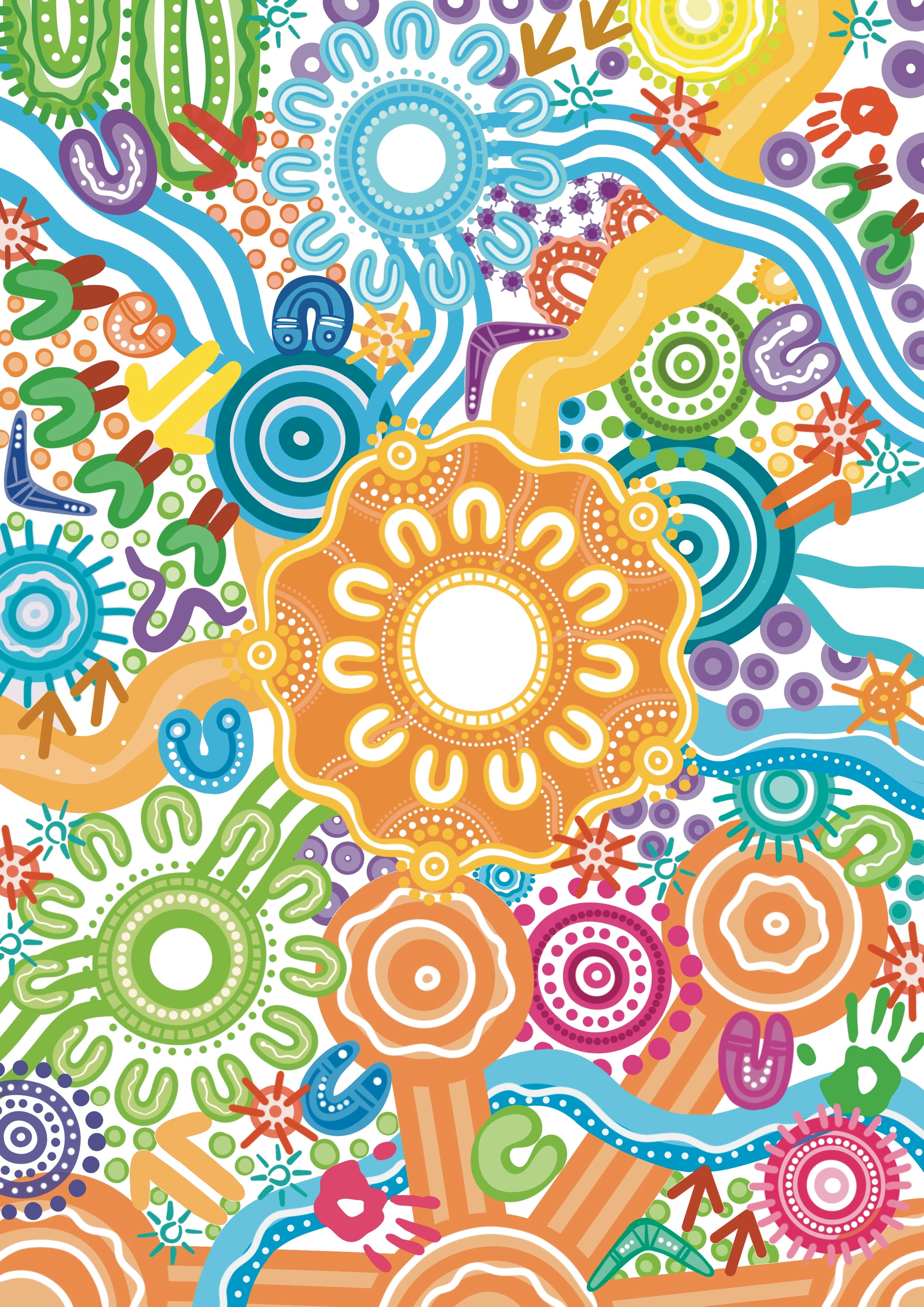 Indigenous Australian Artist Contemporary and modern storytelling ...